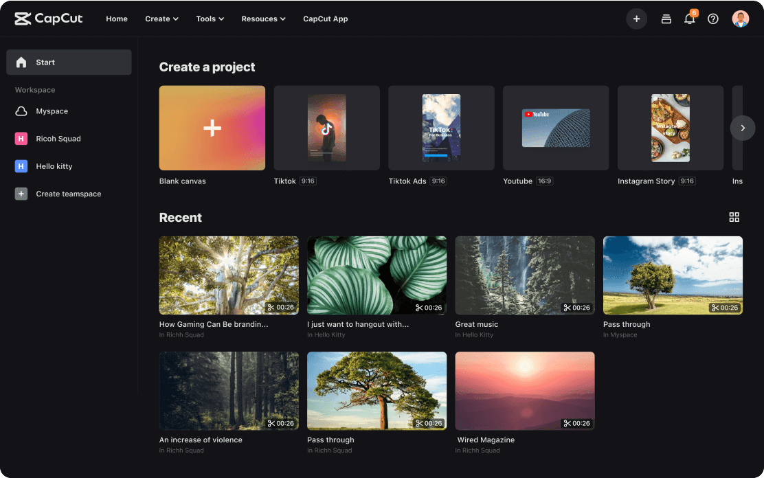 CapCut All in one Video Editor